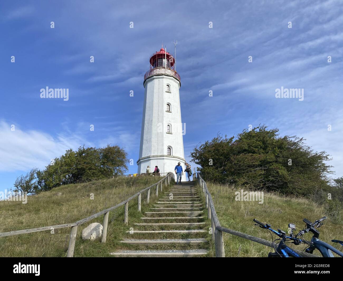 Lighthouse Dornbusch Hiddensee island in Germany Stock Photo - Alamy