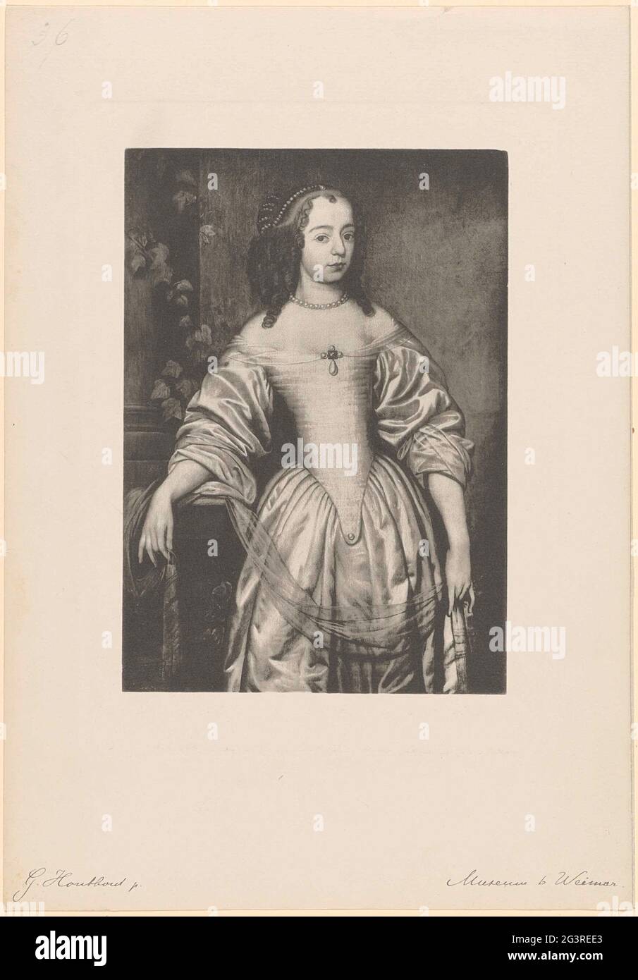 Portrait of Albertine Agnes, Princess of Orange Stock Photo - Alamy