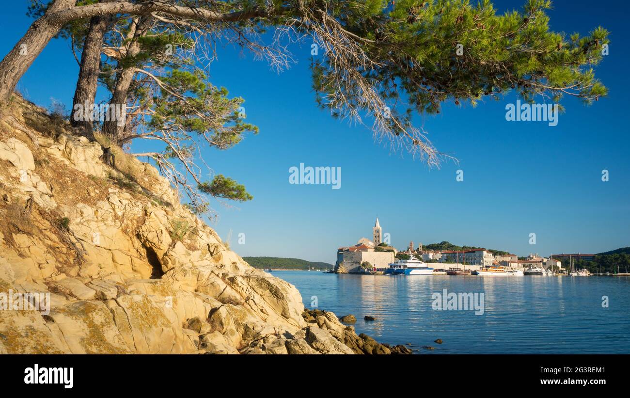 Old town rab coastline hi-res stock photography and images - Alamy