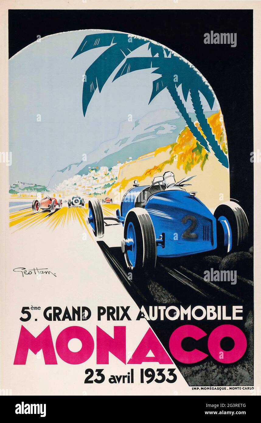 Vintage Automobile Posters High Resolution Stock Photography and Images ...
