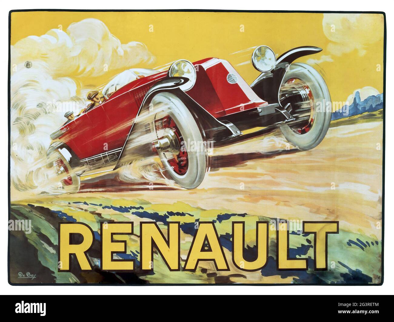 Old Time Car Poster High Resolution Stock Photography and Images - Alamy