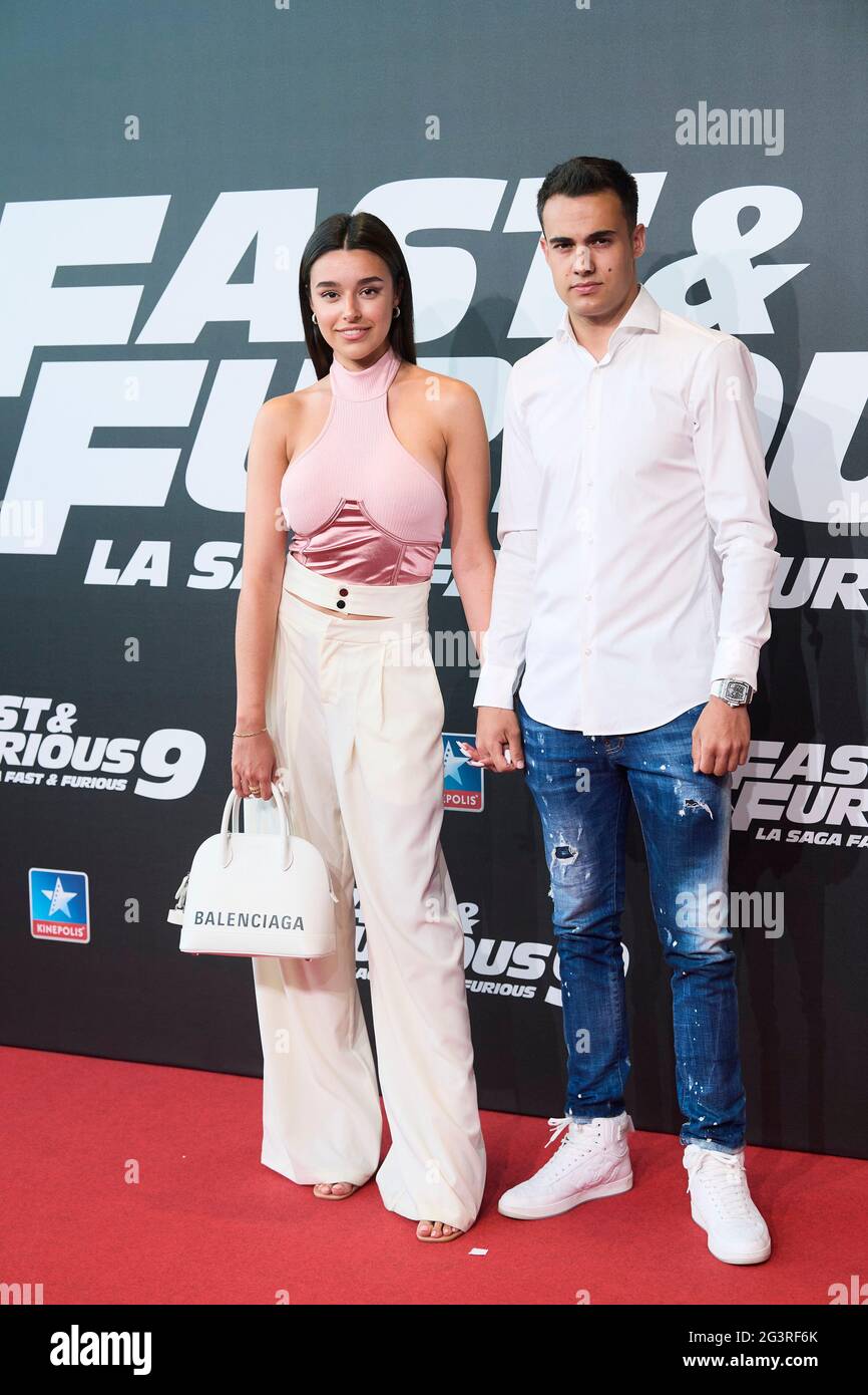 June 17, 2021, Madrid, Madrid, Spain: Sergio Reguilon, Marta Diaz ...