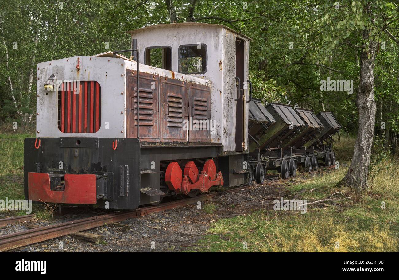 Railway mining wagon hi-res stock photography and images - Alamy