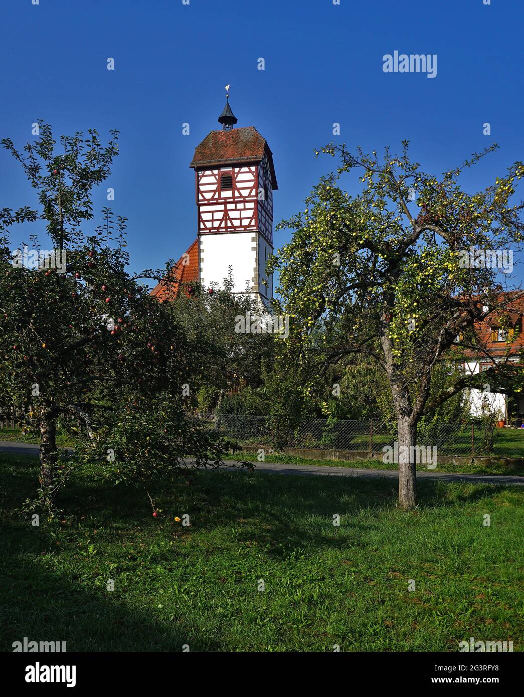 Steeple with half timbered tower hi-res stock photography and images ...