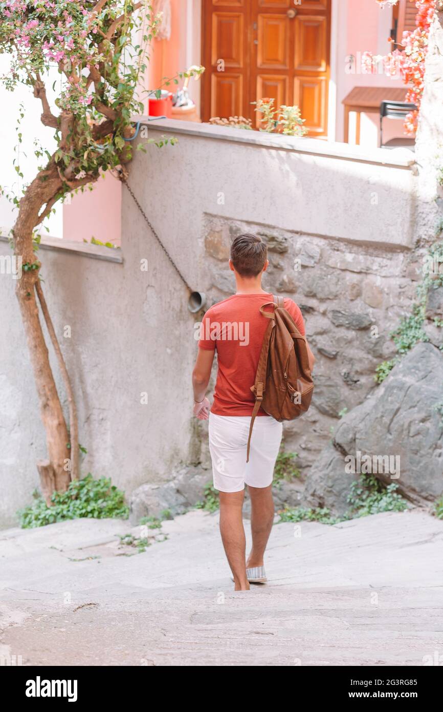 Man holiday village guide hi-res stock photography and images - Alamy