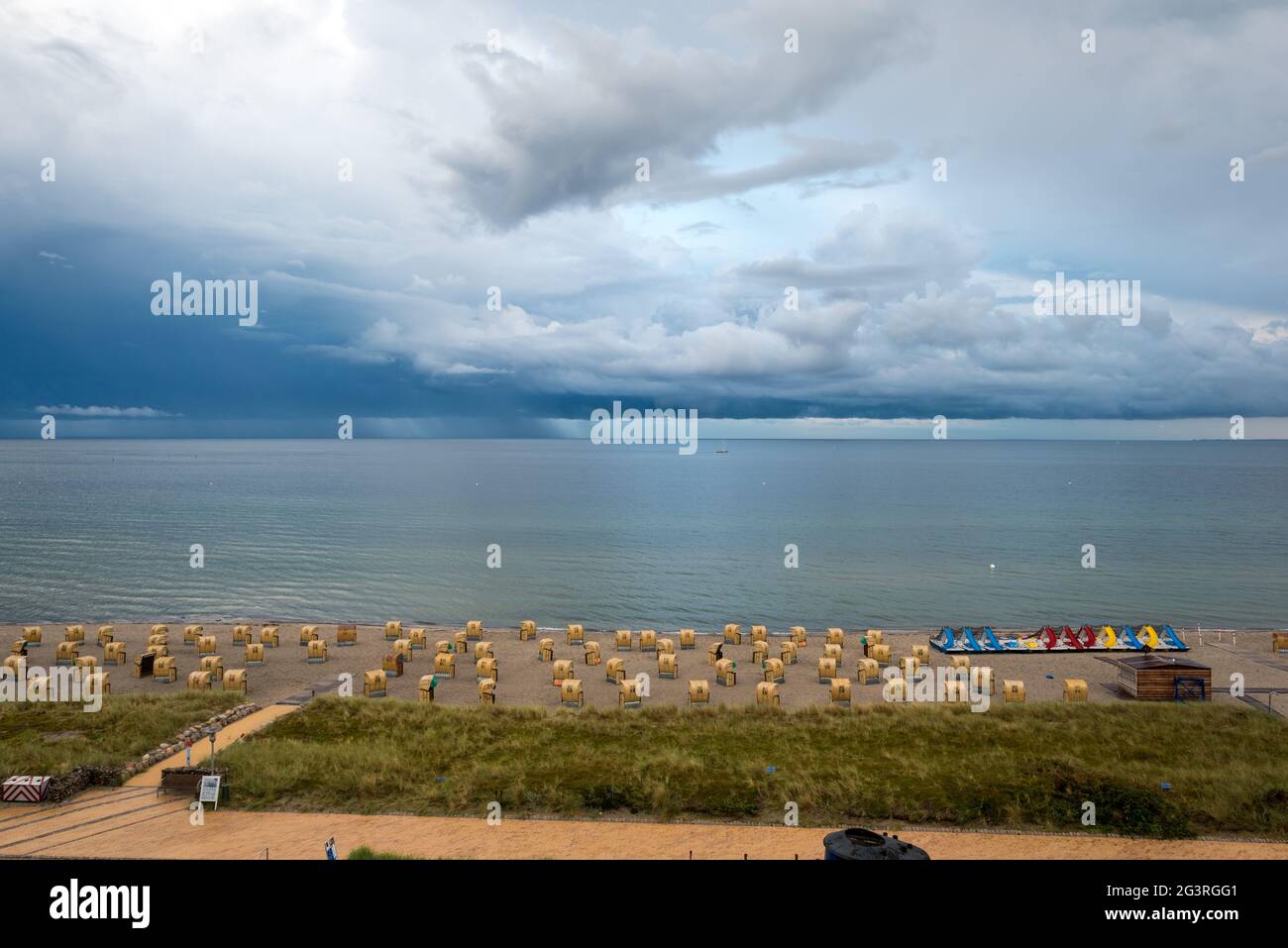 The south beach on the island of Fehmarn Stock Photo - Alamy