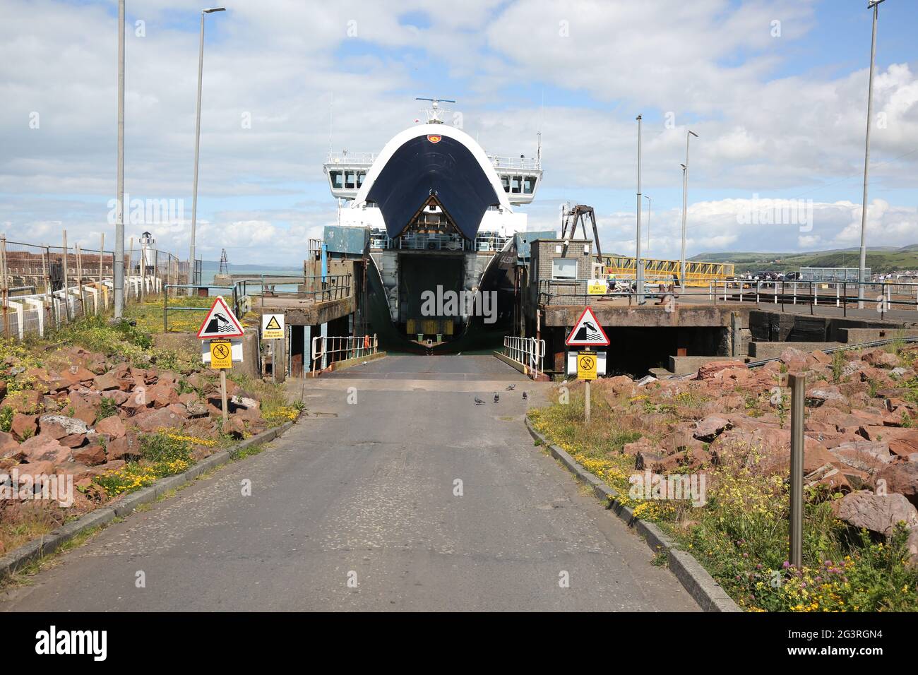 Port terminal ramps hi-res stock photography and images - Alamy