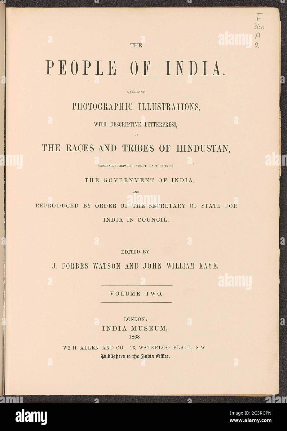 The people of India : a series of photographic illustrations, with ...