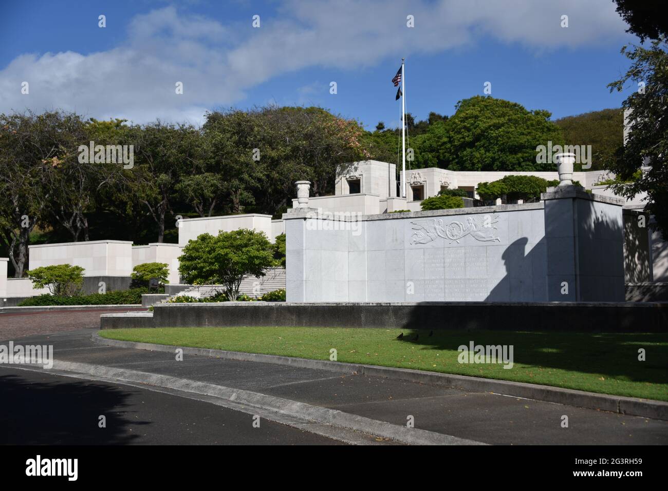 Oahu, HI. U.S.A. 6/5/2021. National Memorial Cemetery of the Pacific ...