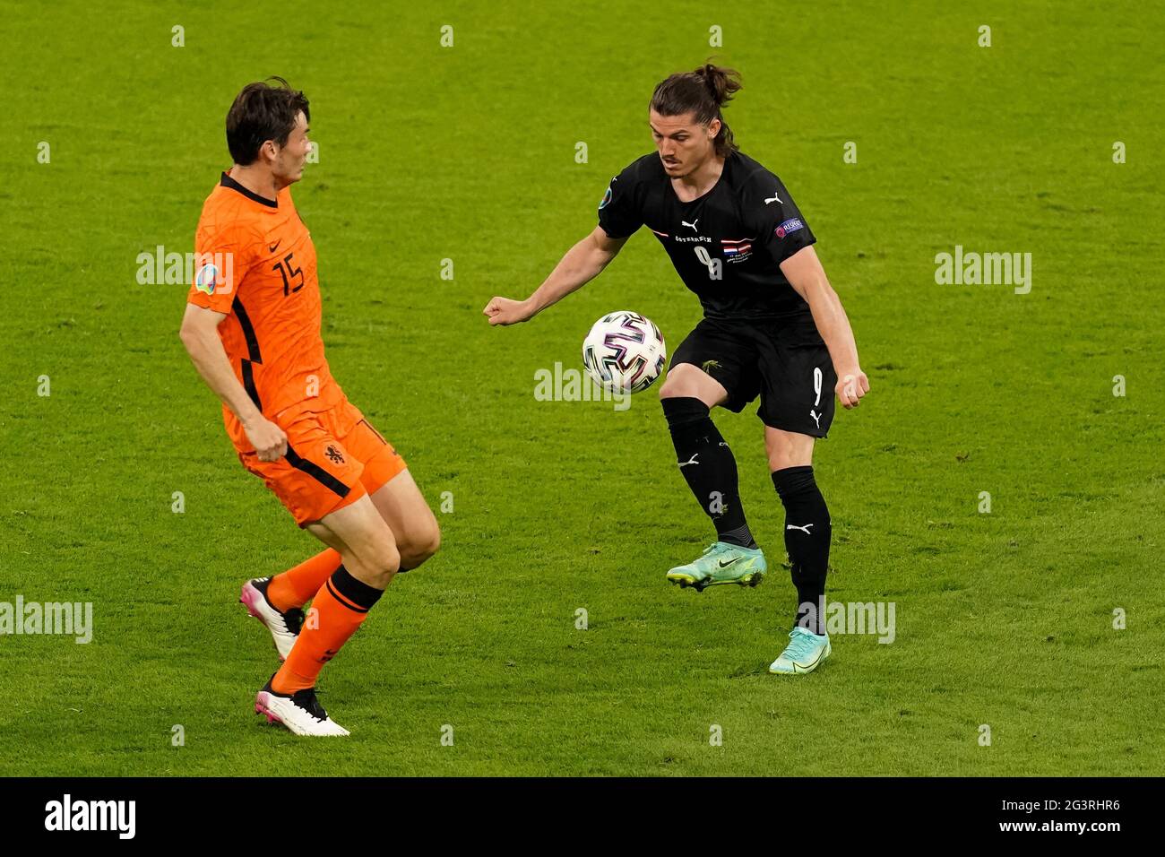 AMSTERDAM, NETHERLANDS - JUNE 17: Marten de Roon of the Netherlands and ...
