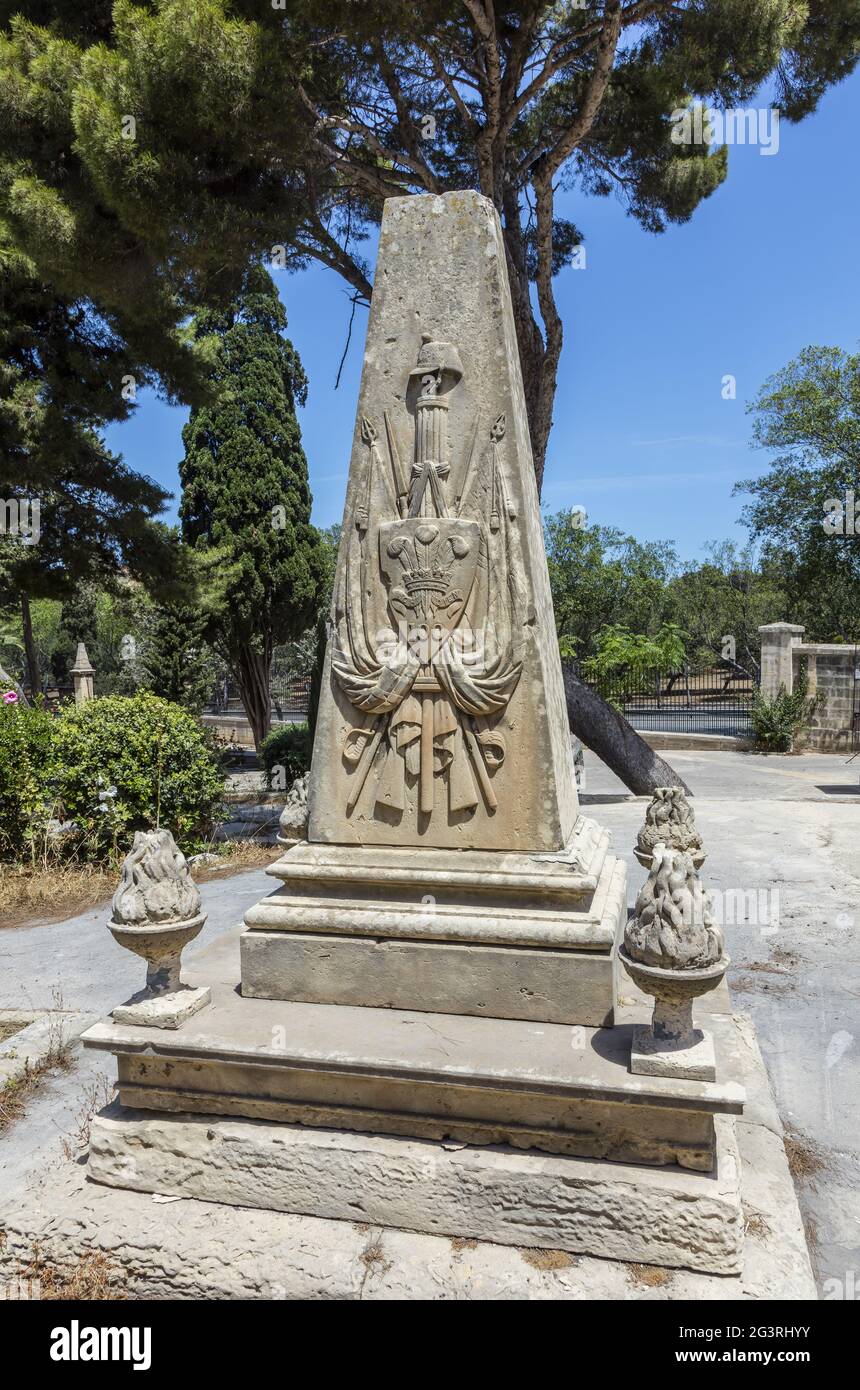 Malta, Valetta, Pieta, Cemetery Ta' Braxia - british military cemetery ...