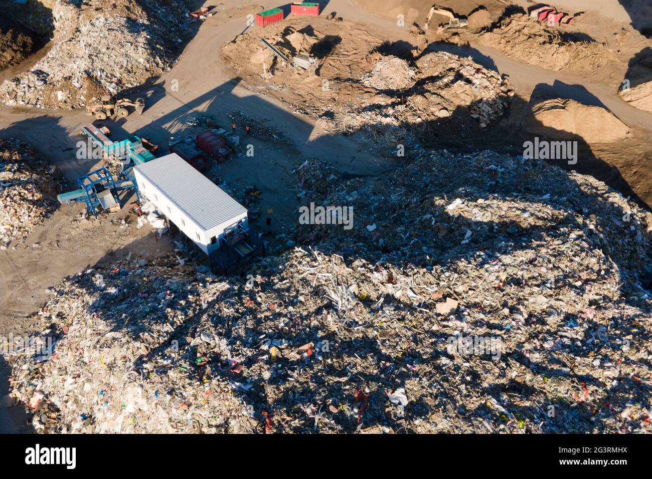 Landfill for the recycling of construction waste and dispose debris ...
