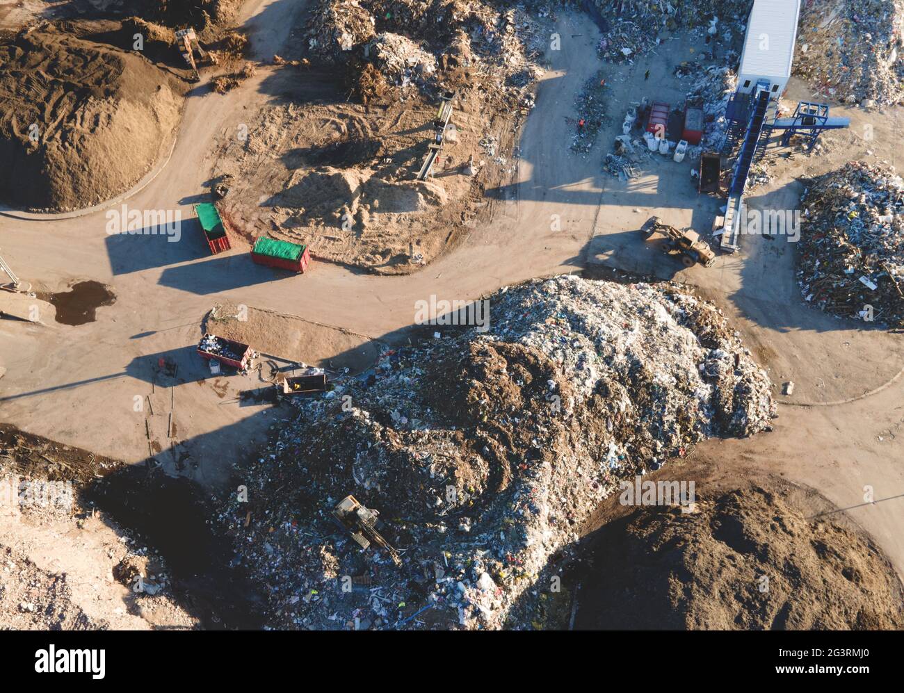 Landfill for the recycling of construction waste and dispose debris ...