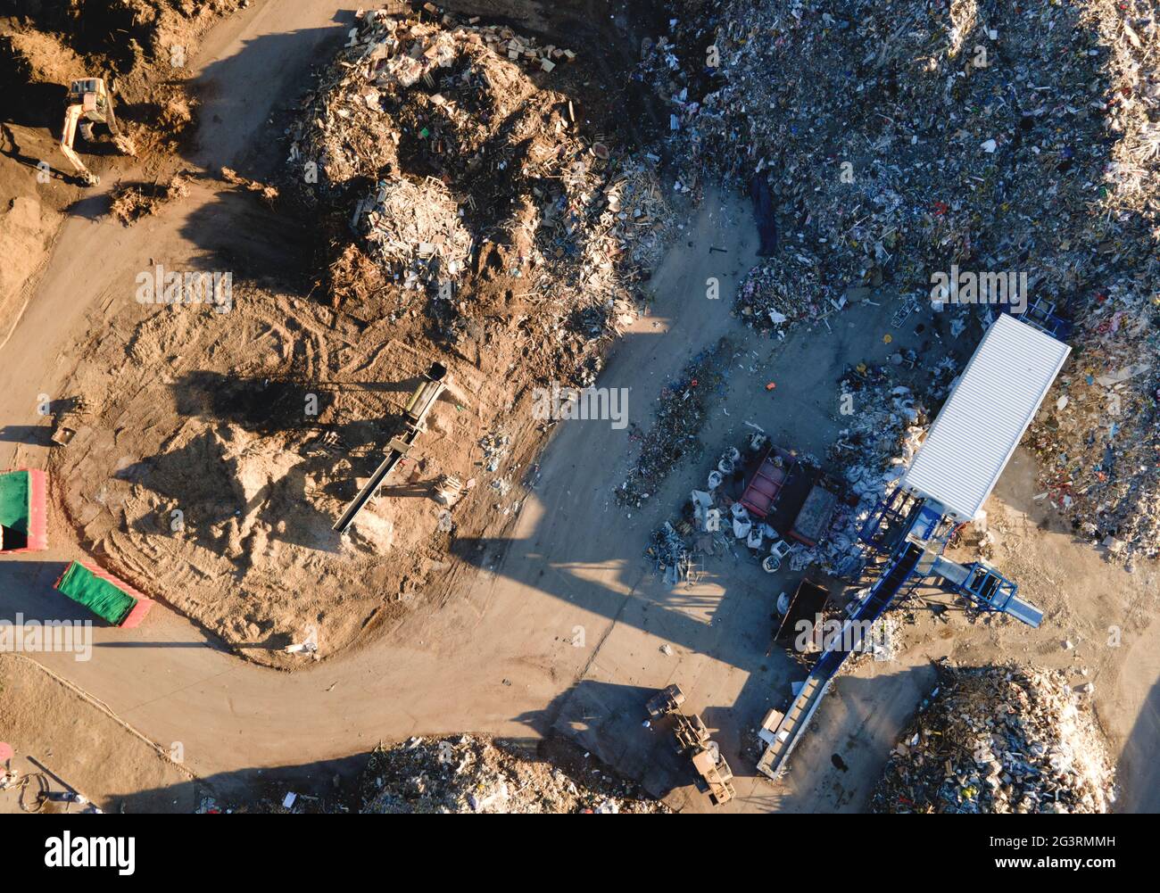 Landfill for the recycling of construction waste and dispose debris ...