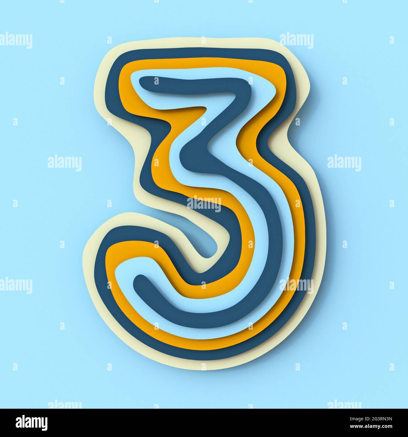 Pastel paper cut alphabet hi-res stock photography and images - Alamy