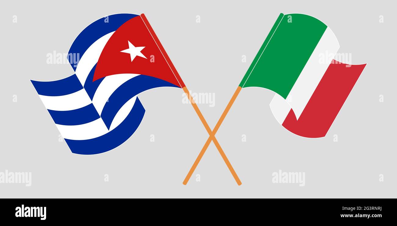 Cuba italy flag Stock Vector Images - Alamy
