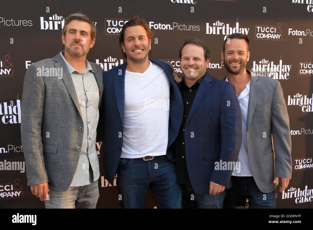 LOS ANGELES - MAR 24: Garrett Patten, Danny Peykoff, Jack Lanni, Jerrad ...
