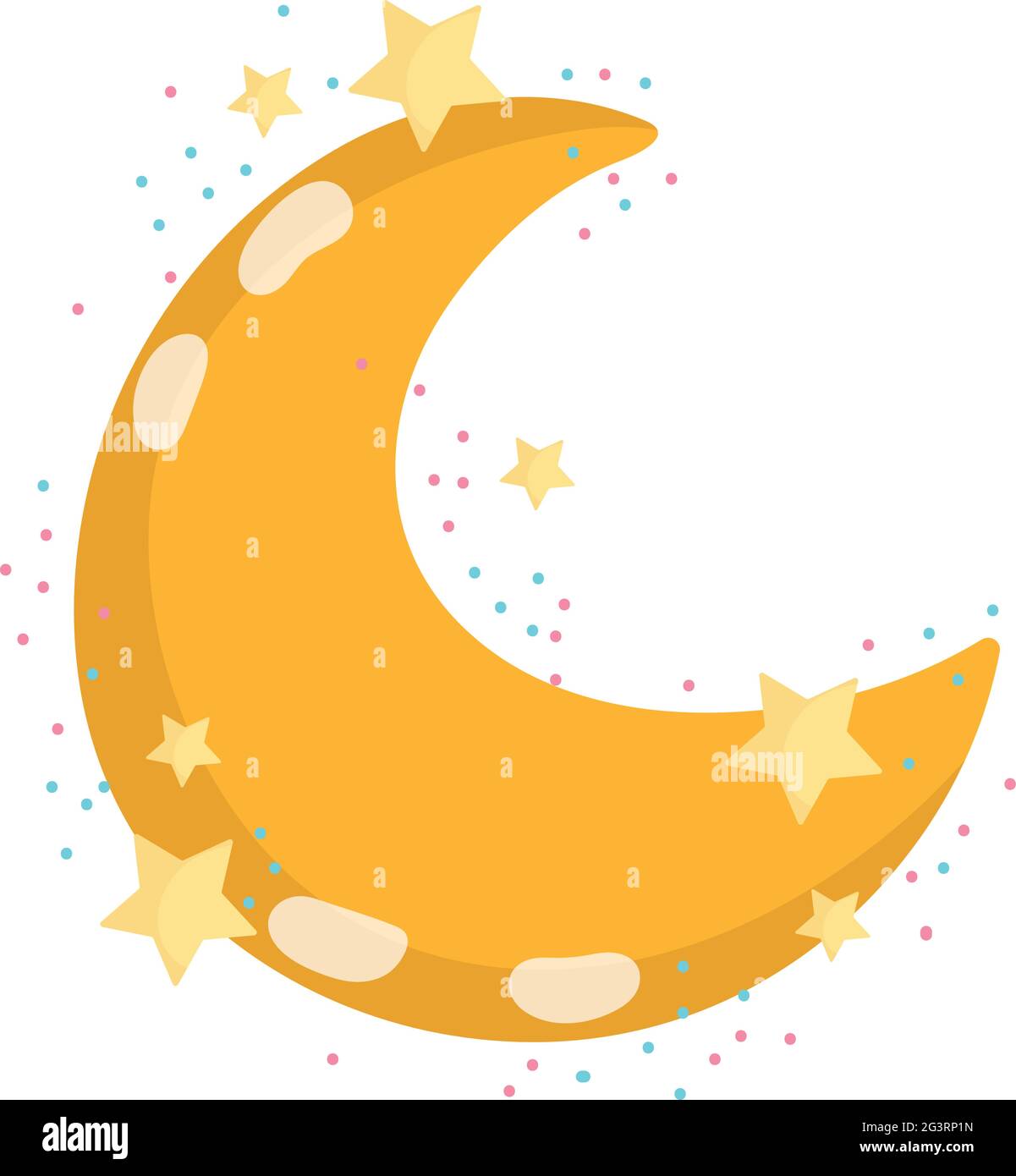 moon night weather cute Stock Vector Image & Art - Alamy