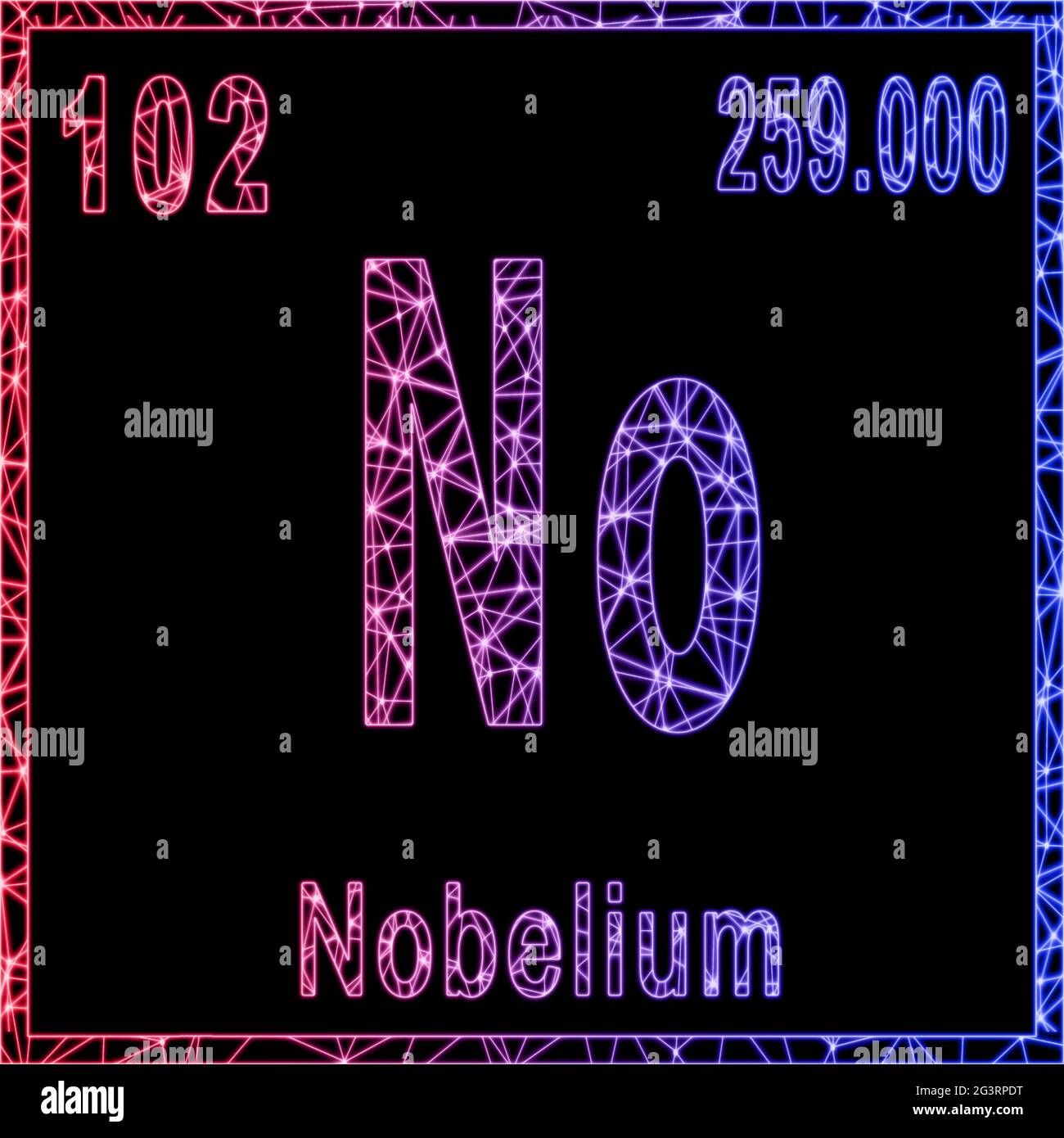 Nobelium Atom