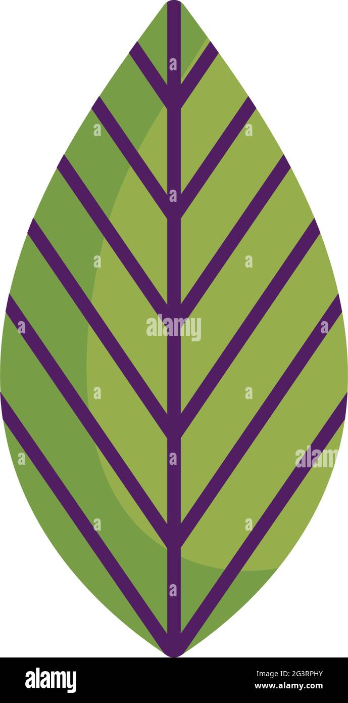 leaf nature cartoon Stock Vector Image & Art - Alamy