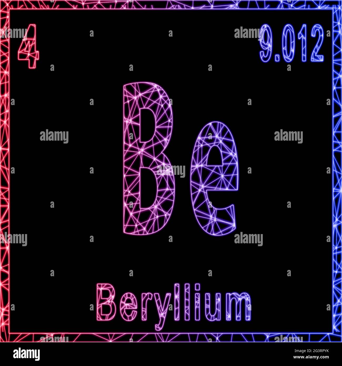 Beryllium Atomic Number Beryllium Chemical Element With First