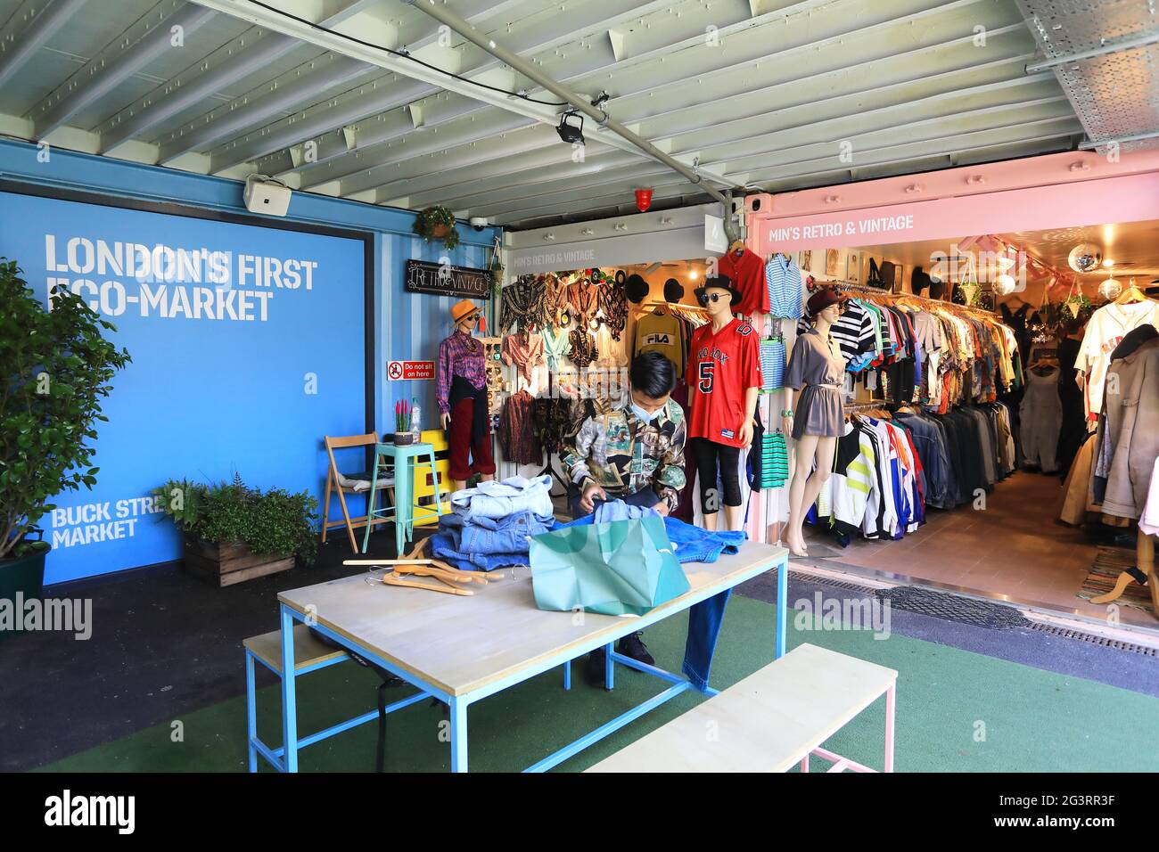 Buck Street Market, made up of 52 shipping containers, a colourful ...