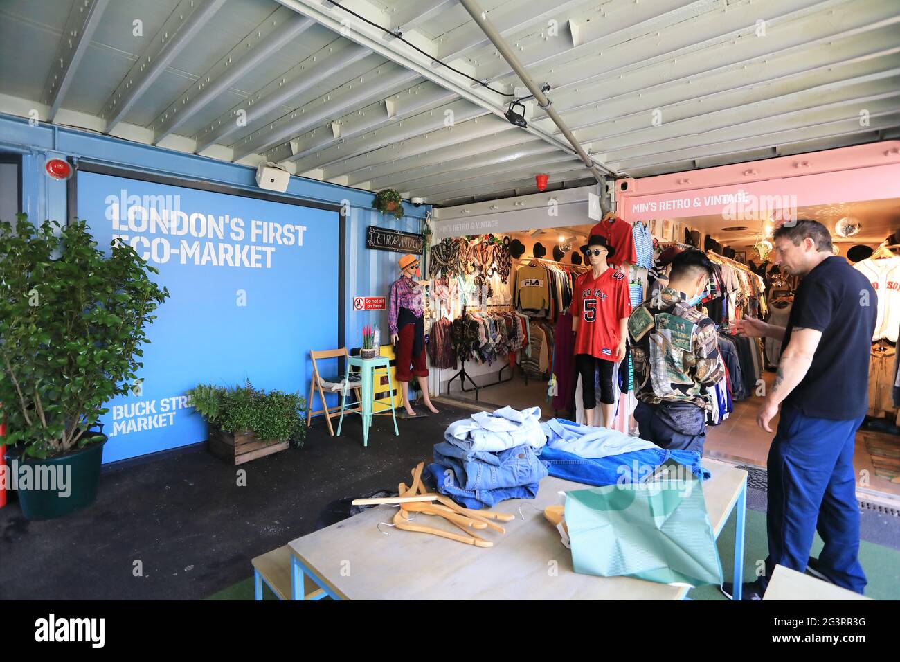 Buck Street Market, made up of 52 shipping containers, a colourful ...