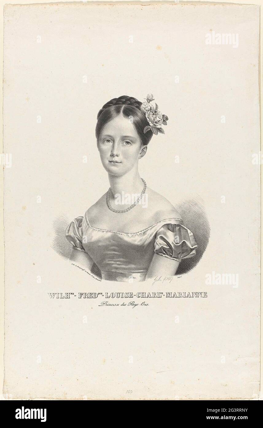 Portrait of Marianne, Princess of the Netherlands. Portrait of Marianne ...