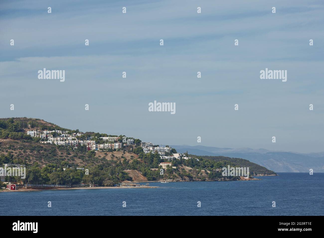 Spetsai is a magnificent town in island of Spetses with traditional ...