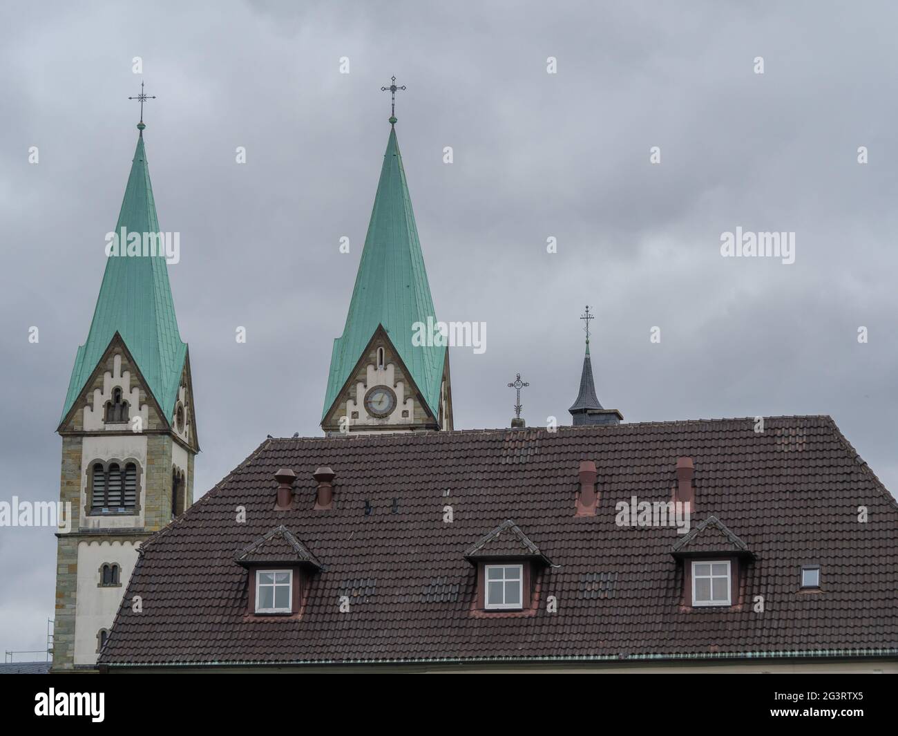 The city of Werl in westphalia Stock Photo - Alamy