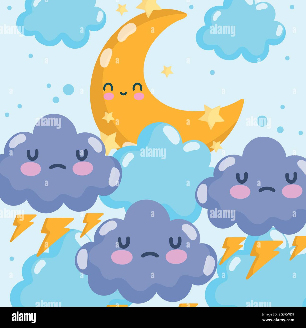 cute weather sky Stock Vector Image & Art - Alamy