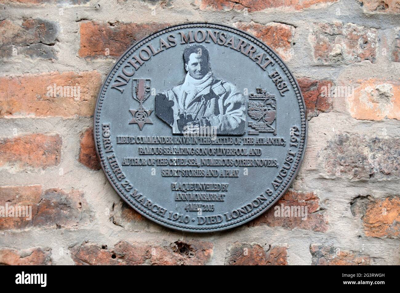 Plaque on Rodney Street in Liverpool Stock Photo - Alamy