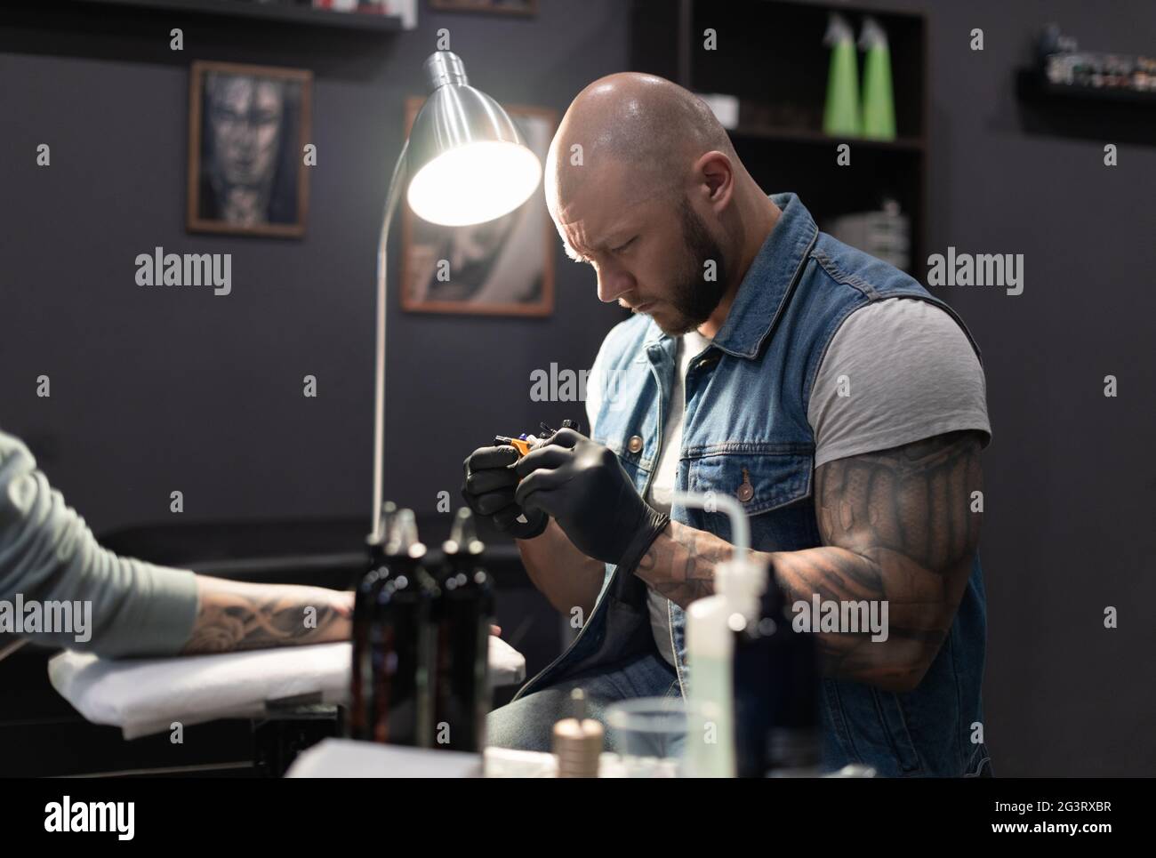 Brutal male client in hi-res stock photography and images - Alamy