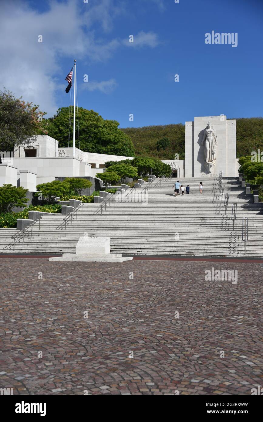 Oahu, HI. U.S.A. 6/5/2021. National Memorial Cemetery of the Pacific ...