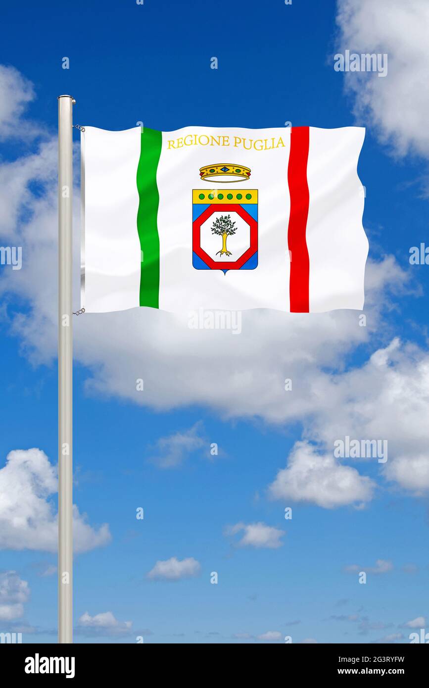 Apulia flag hi-res stock photography and images - Alamy