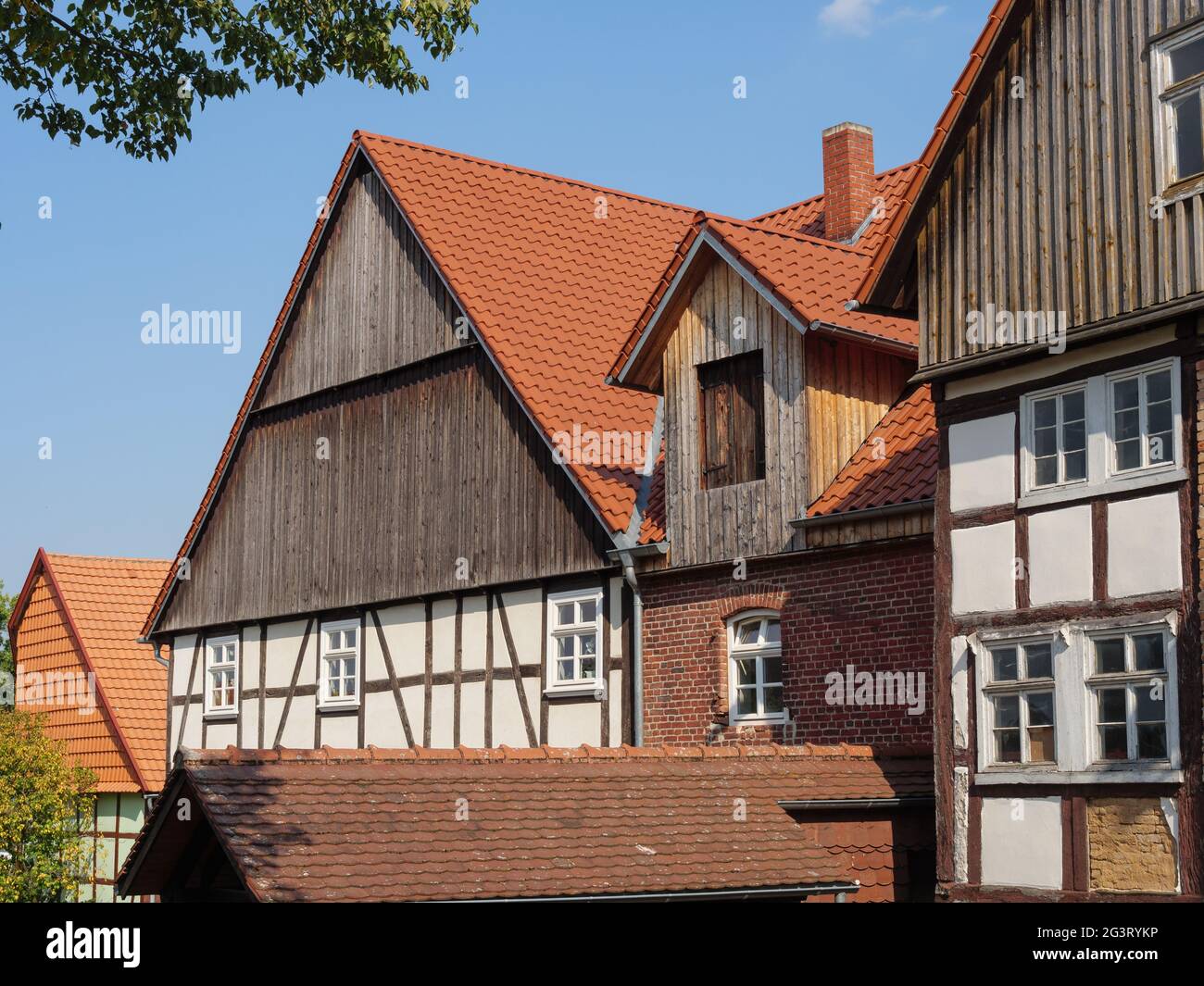 Village in the Waldecker Land in Hesse Stock Photo - Alamy