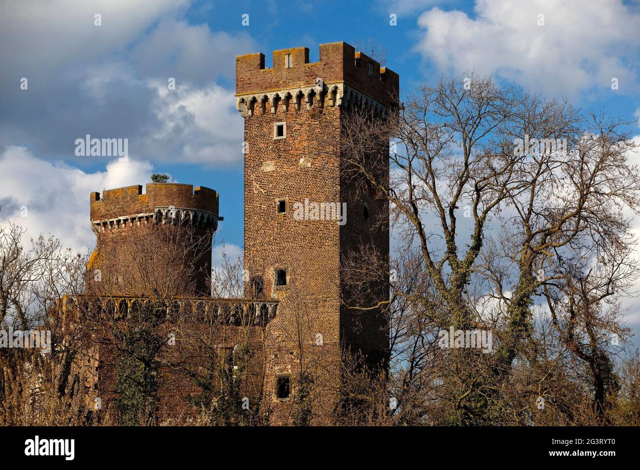 Landesburg Lechenich, Germany, North Rhine-Westphalia, Erftstadt Stock ...