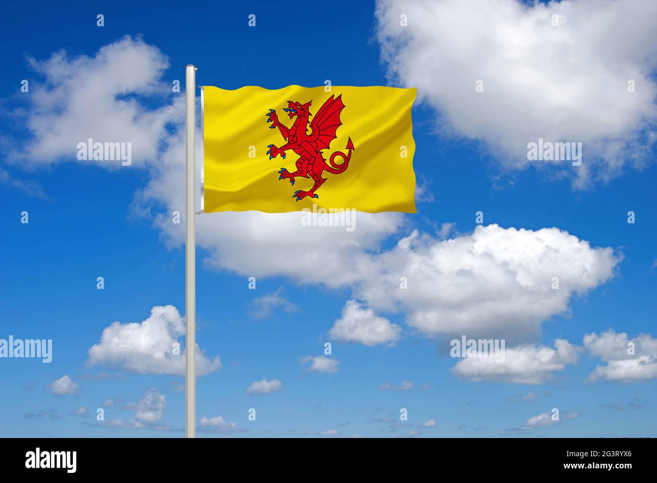flag of Somerset, United Kingdom, England Stock Photo - Alamy