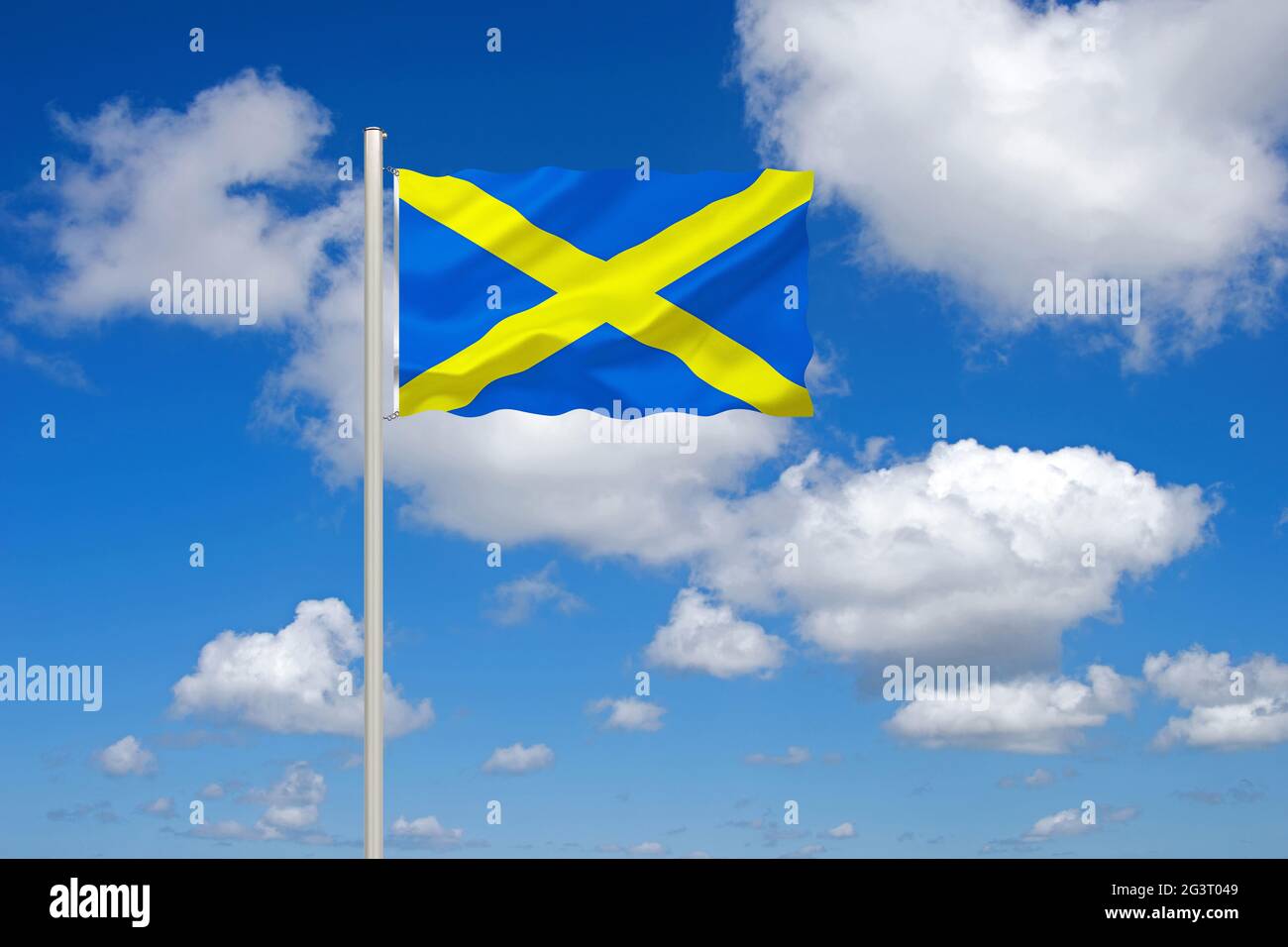 flag of St Albans, United Kingdom, England Stock Photo - Alamy