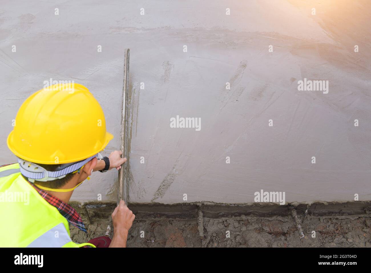 Cement concrete road construction hi-res stock photography and images ...