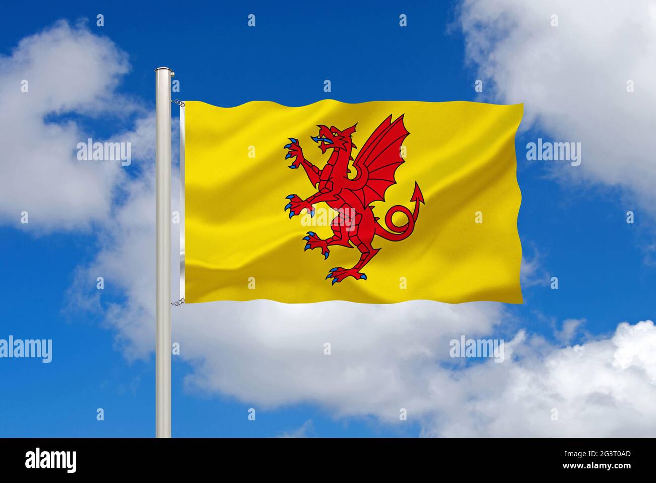 flag of Somerset, United Kingdom, England Stock Photo - Alamy