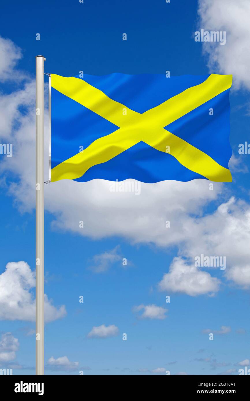 flag of St Albans, United Kingdom, England Stock Photo - Alamy