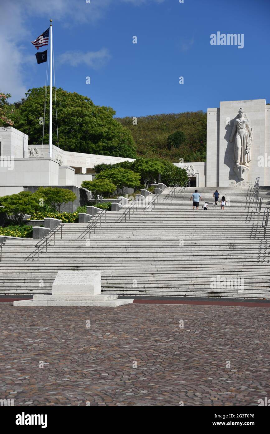 Oahu, HI. U.S.A. 6/5/2021. National Memorial Cemetery of the Pacific ...