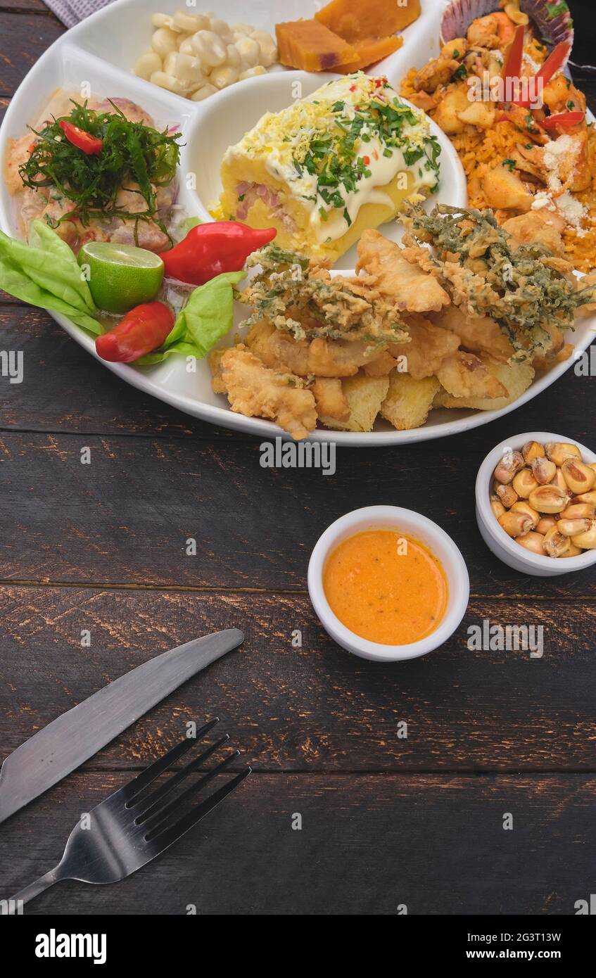 Peruvian style fried fish hi-res stock photography and images - Alamy