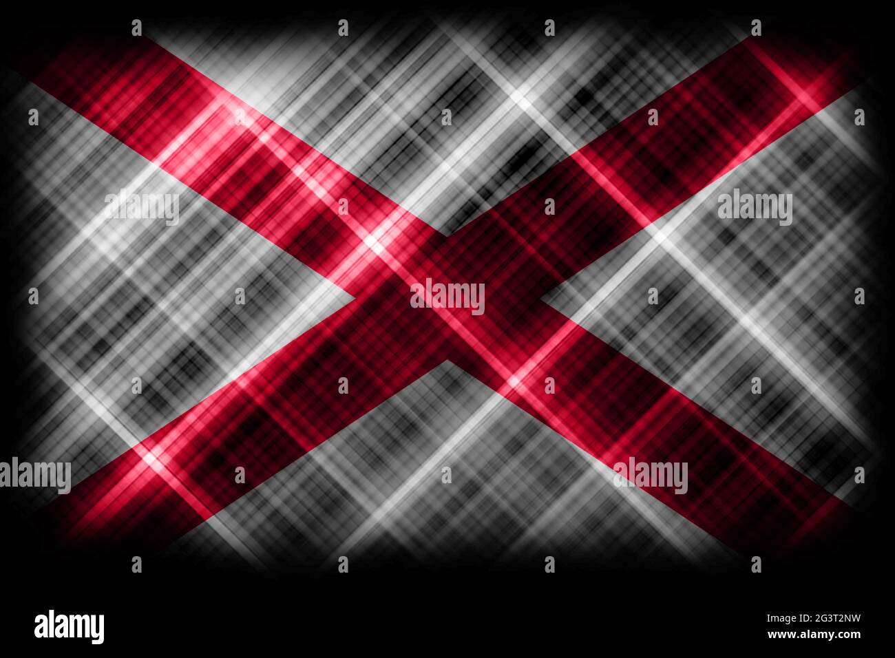 Alabama state flag, Alabama flag background modern flag Stock Photo - Alamy