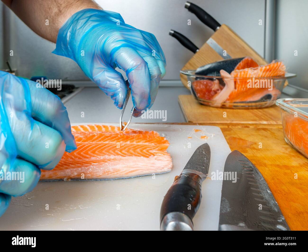 Fish bone removal hi-res stock photography and images - Alamy