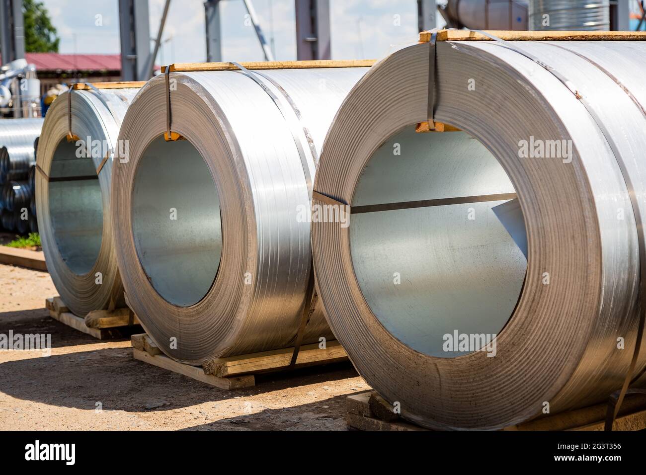 Rolls Of Steel Sheet High Resolution Stock Photography and Images - Alamy