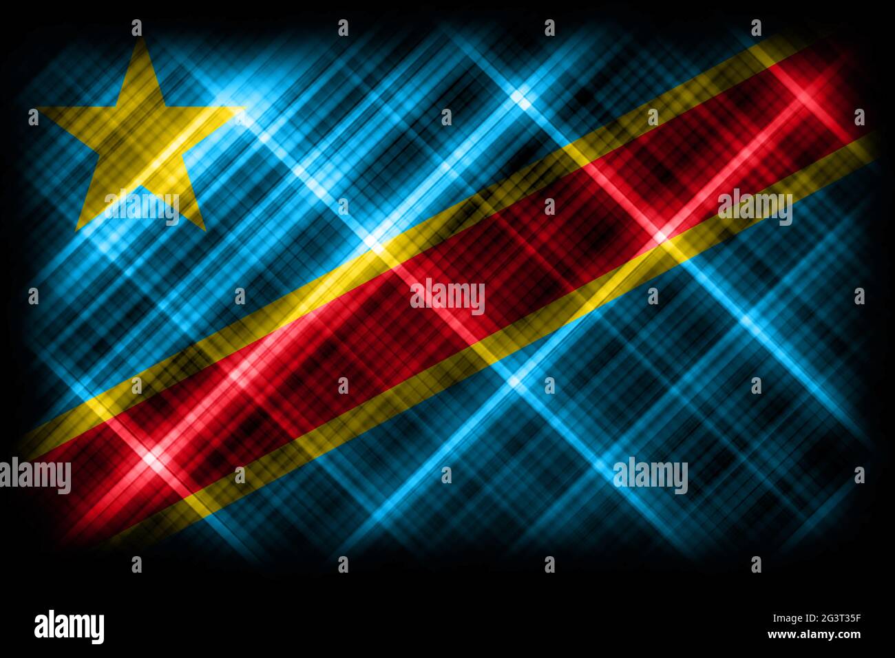 Democratic Republic of Congo flag, national flag, modern flag ...