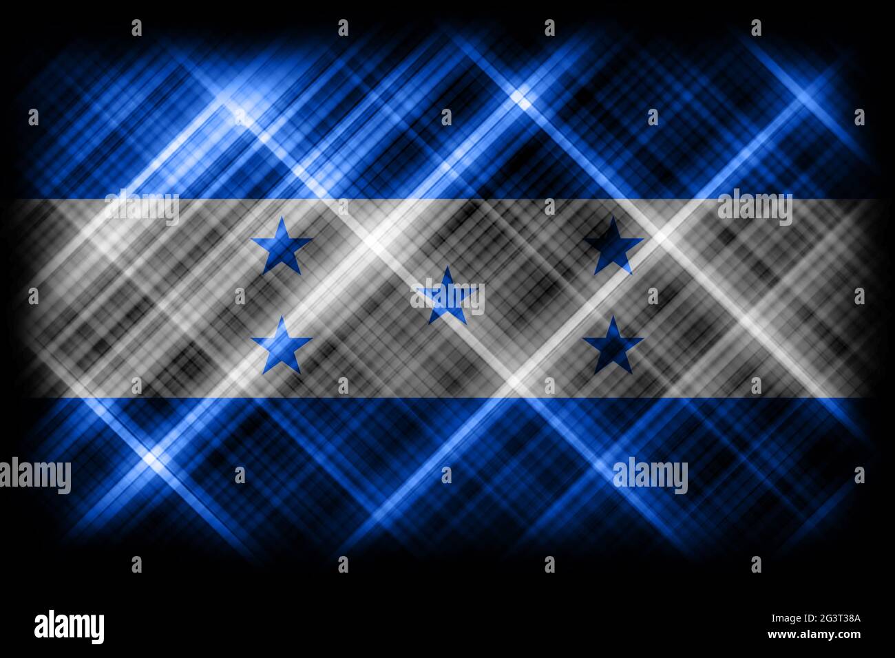 Honduras flag, national flag, modern flag background Stock Photo - Alamy