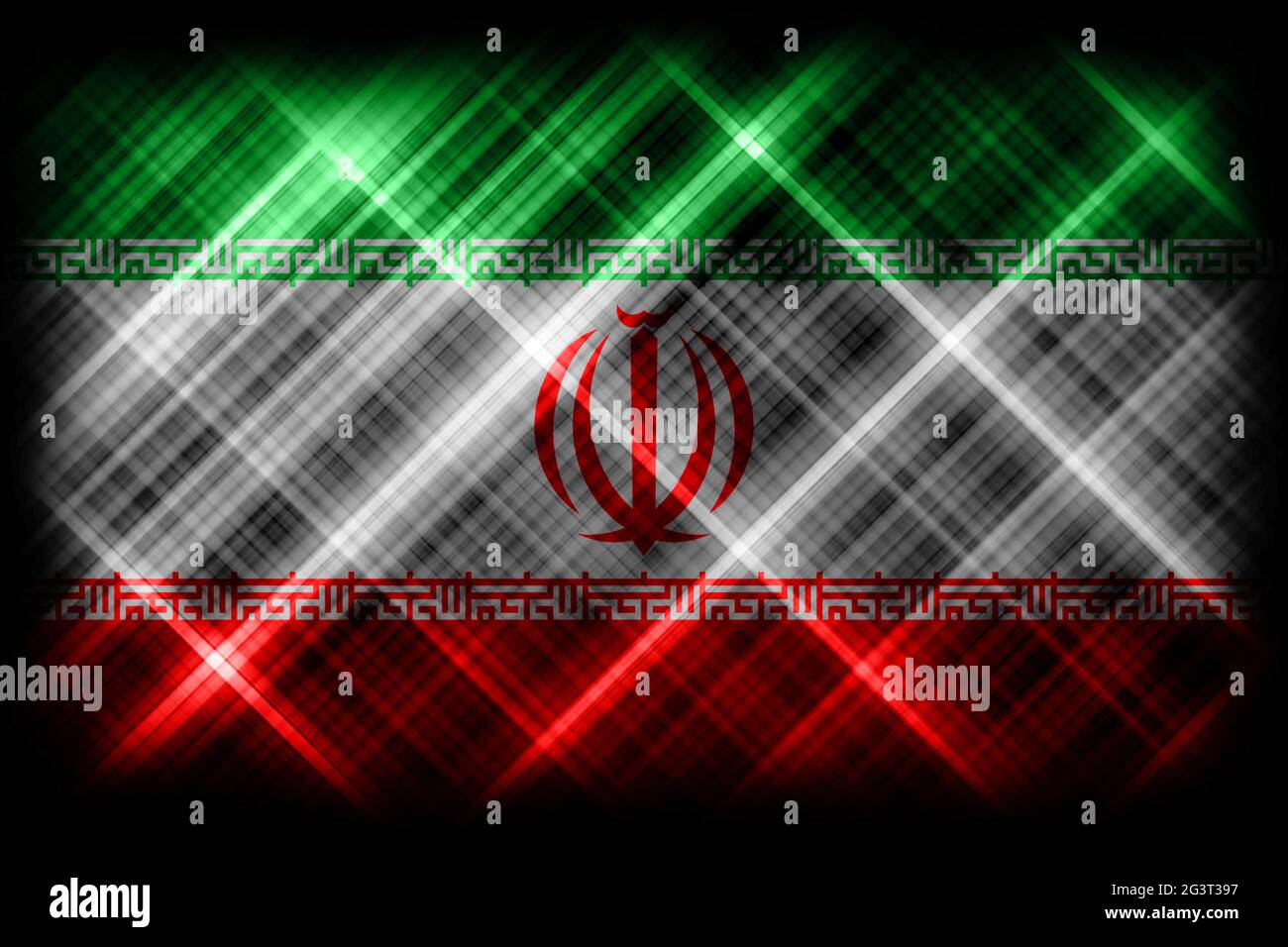 Iran flag, national flag, modern flag background Stock Photo - Alamy